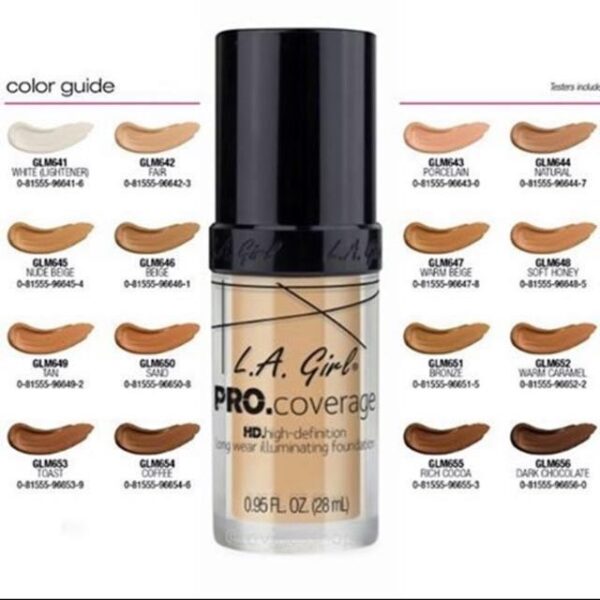 L.A. GIRL HD PRO Coverage Illuminating Foundation | Simple.mu