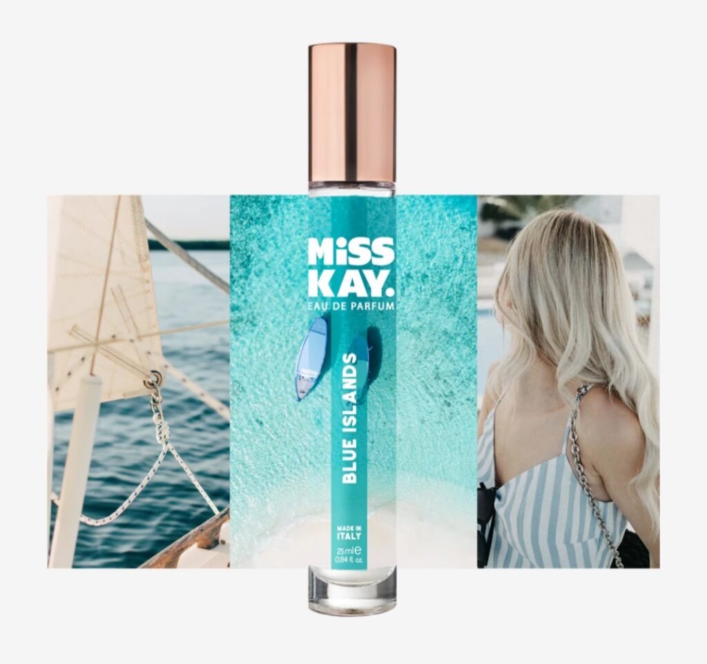 MISS KAY Blue Islands | Simple.mu